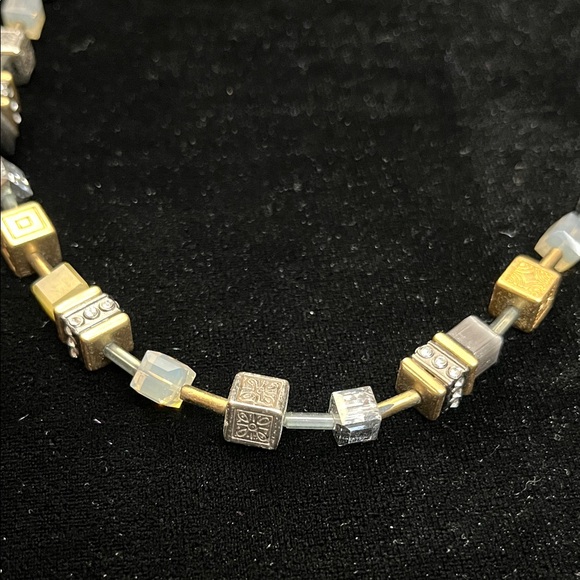 Brighton | Jewelry | 52 Brighton Secret Code Gold And Silver Square ...